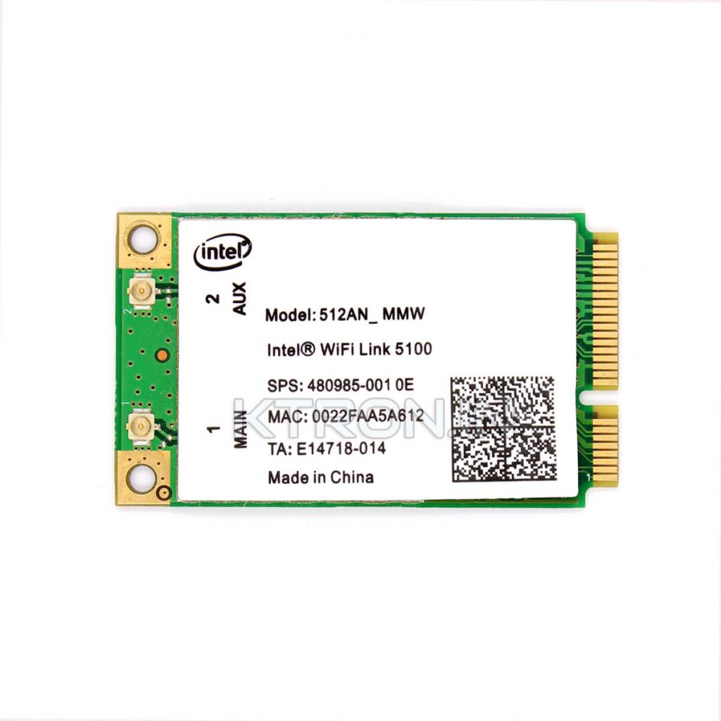 Buy WiFi Link 5100AGN 2.4G/5G Dual Frequency Adapter - Intel - KTRON India