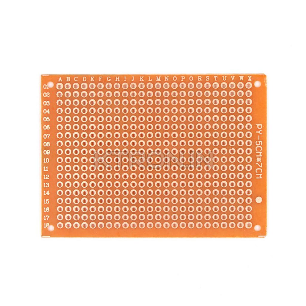 Buy 5x7cm Single Side Prototype Board - KTRON India
