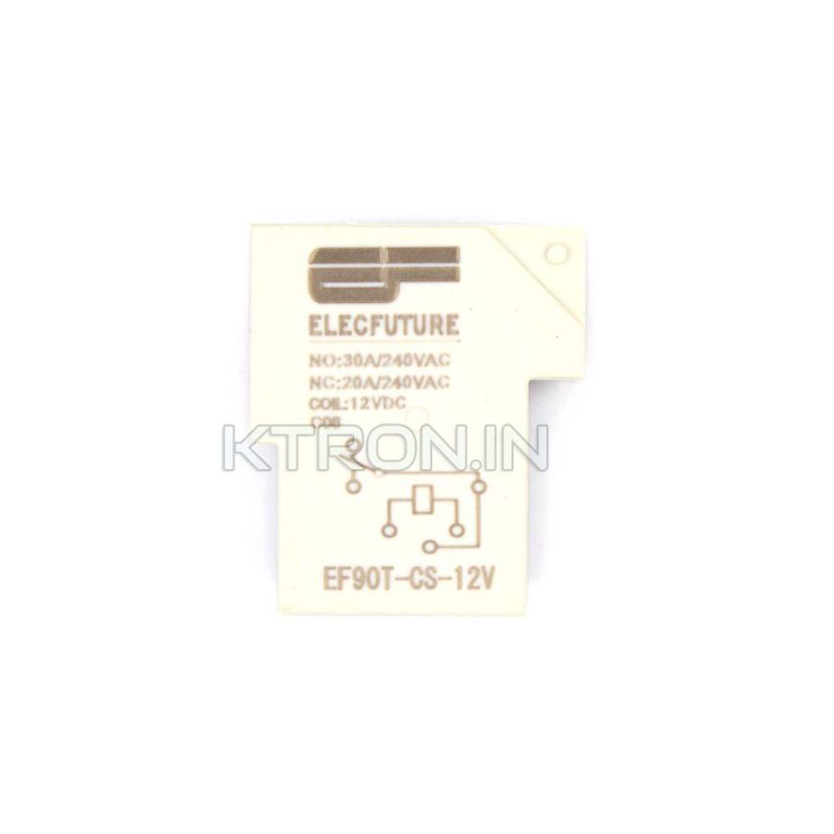 Buy T90 12V 30A Relay - EF - KTRON India