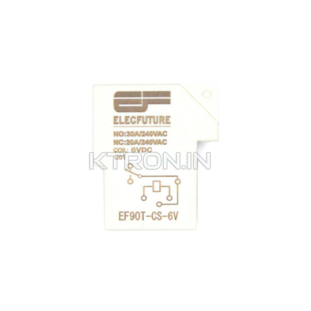 Buy T90 6V 30A Relay - EF - KTRON India