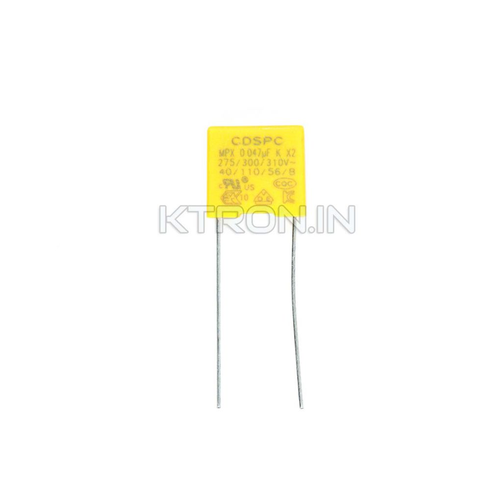 Buy 47nF 310VAC Box Capacitor - X2 Rated - 10mm Pitch - 10% - KTRON India