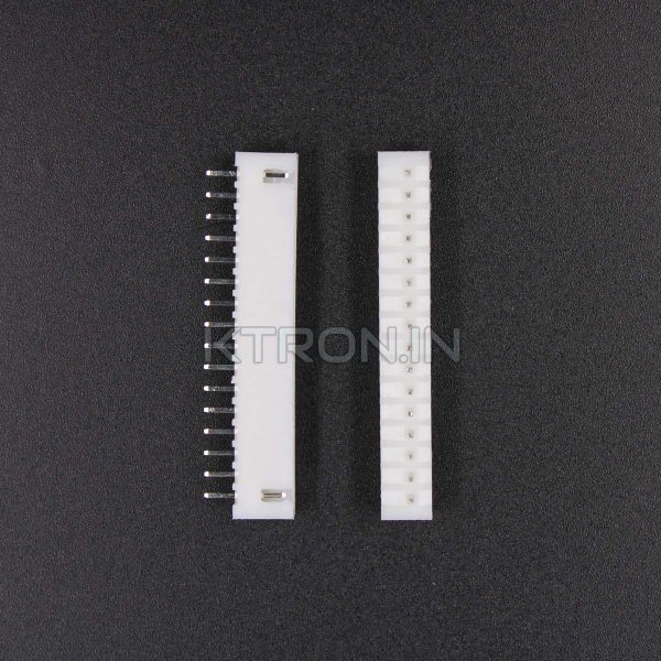 Buy 16 Pin JST XH Male Connector - 2.54mm Pitch - KTRON India