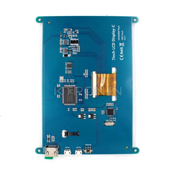 Buy 7 Inch TFT LCD Display With Touch - 1024x600 - MPI7002 - KTRON India