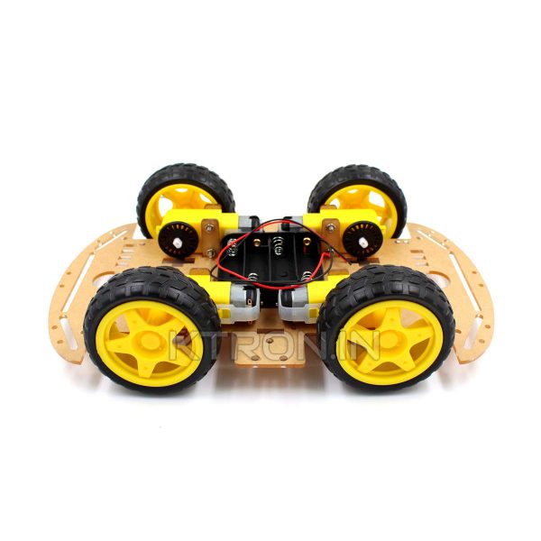 Buy 4WD Cardboard Robot Kit - Unassembled - KTRON India