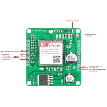 Buy SIM A7672S 4G + 2G LTE Development Board - Without GNSS - KTRON India