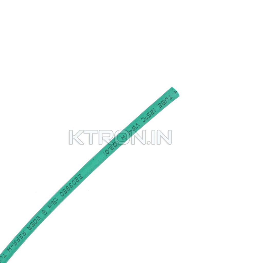 Buy Heat Shrink Sleeve 2mm - Green - Shrink Tube - KTRON India