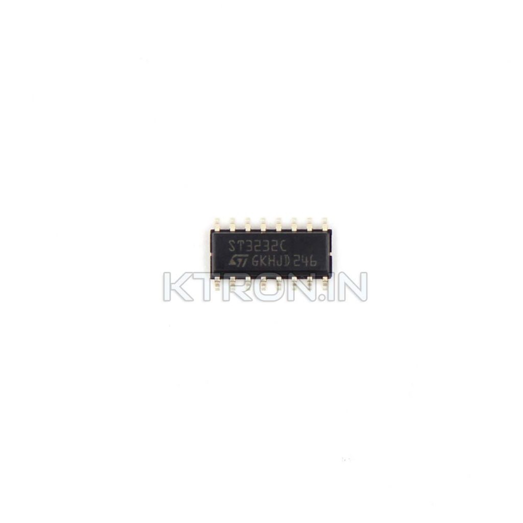 Buy ST3232CDR RS-232 Transceiver IC - STMicroelectronics - SOIC-16 - KTRON India