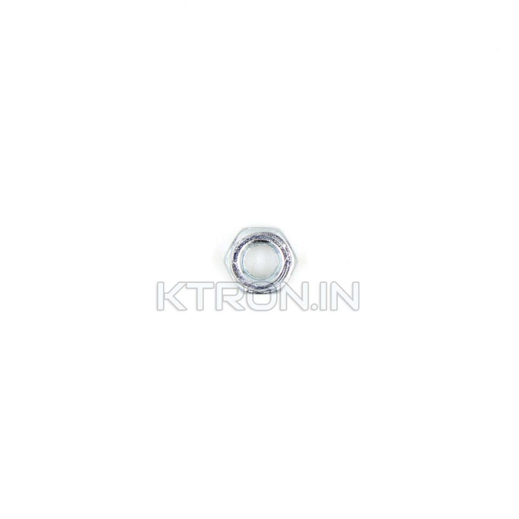 Buy M3 Hex Nuts - 3mm - MS - KTRON India