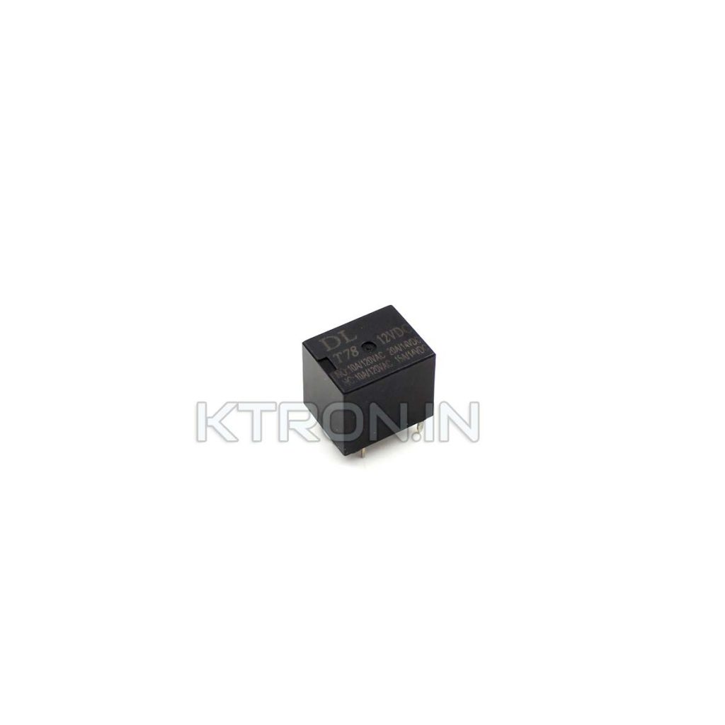 Buy 12V 10A Relay – SPDT – T78 Type – Sugar Cube Relay - DL - KTRON India
