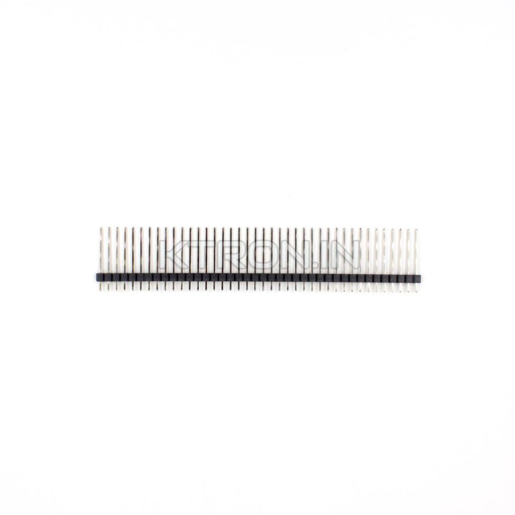 Buy 40x1 Male Straight Header Strip - Brass - 2.54mm Pitch - 20mm ...