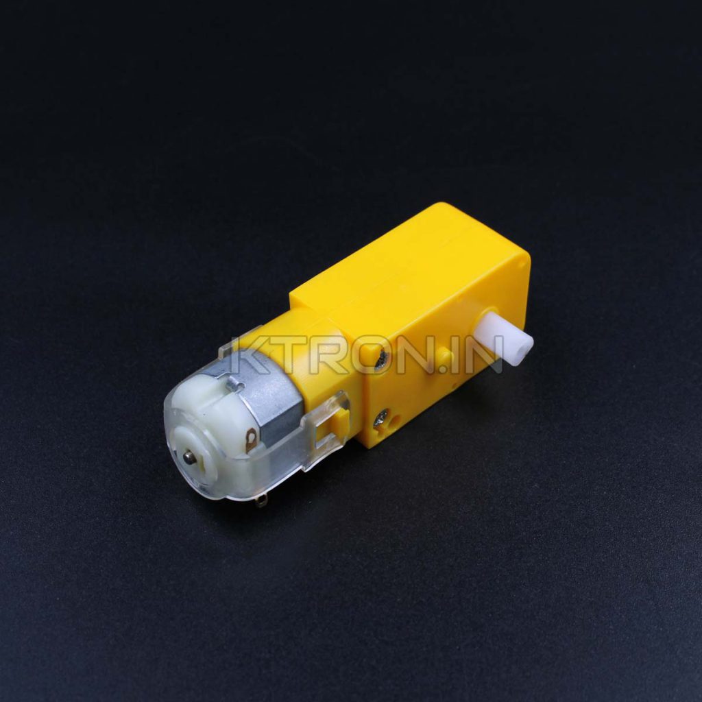 Buy 100 RPM Single Shaft BO Motor - Straight - KTRON India