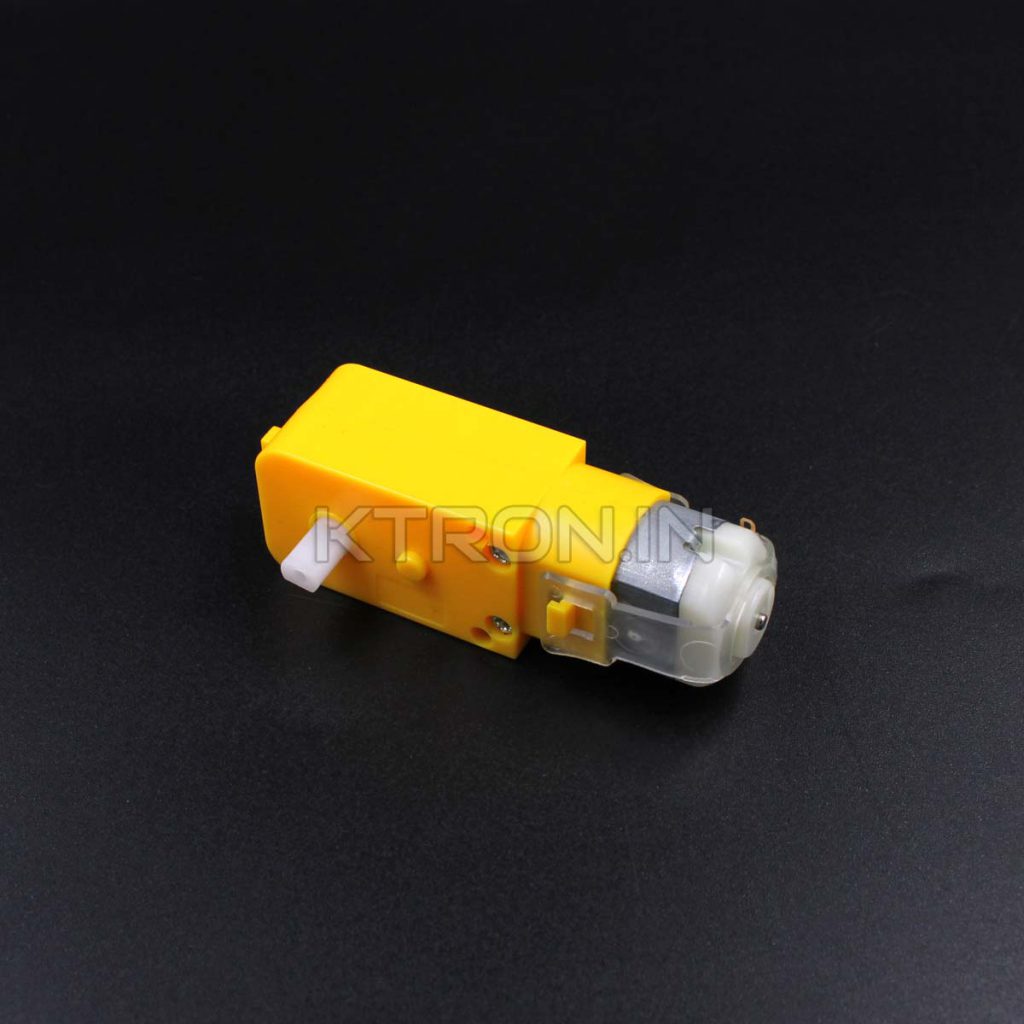 Buy 300 RPM Dual Shaft BO Motor - Straight - KTRON India