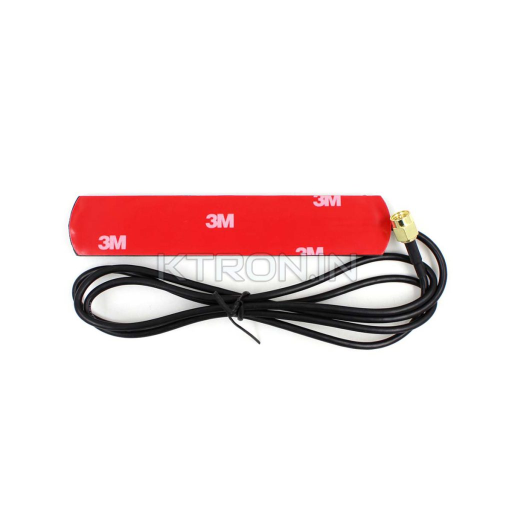 Buy Sticker GSM Antenna 3dbi - 1 Meter Wire Length - KTRON India