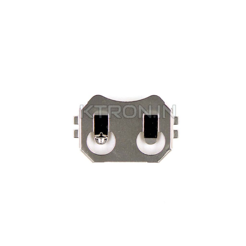Buy CR2032 Battery Button Cell Holder - 20mm Metal - SMD - KTRON India
