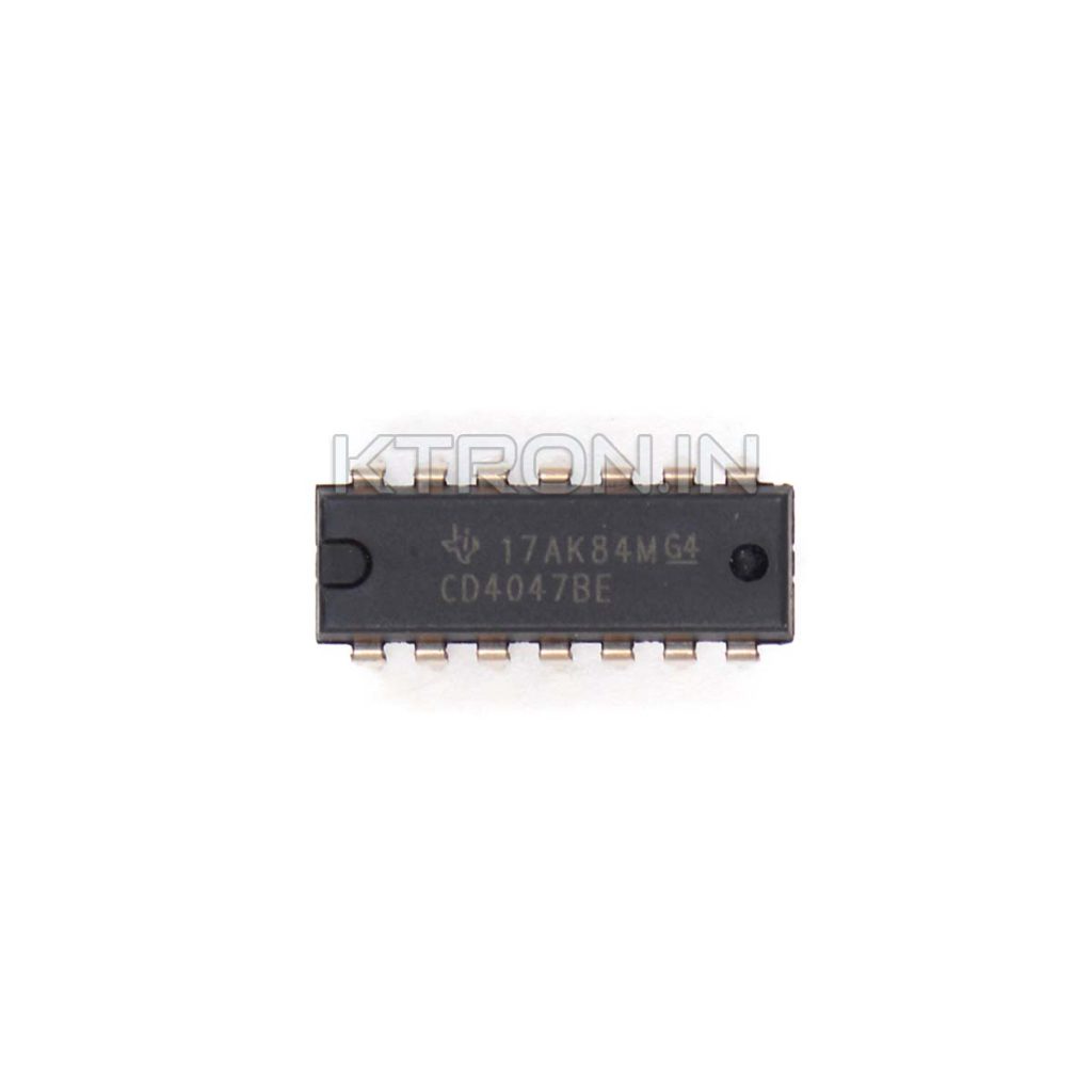 Buy CD4047BE IC - Monostable/Astable Multivibrator - DIP-14 - TI - KTRON India
