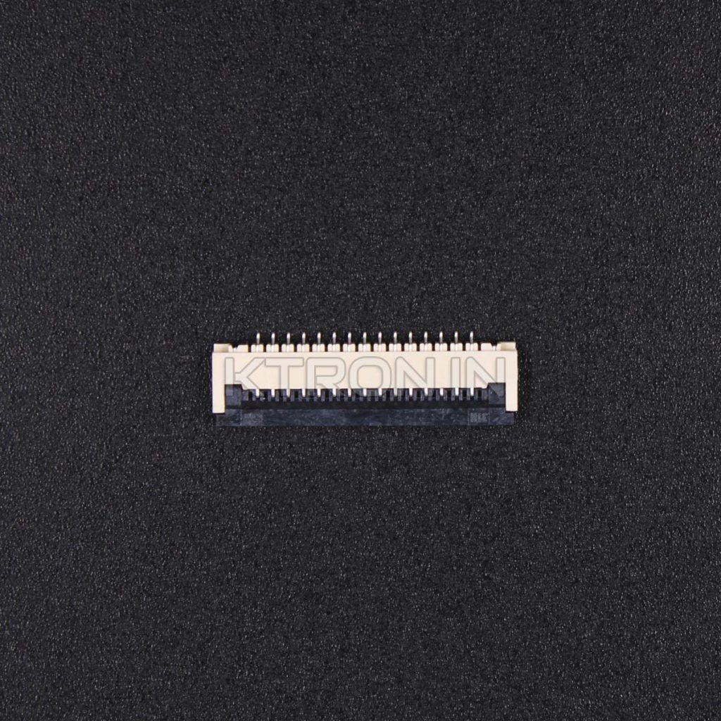 Buy FFC FPC 15 Pin Connector - 1mm Pitch - SMD - KTRON India