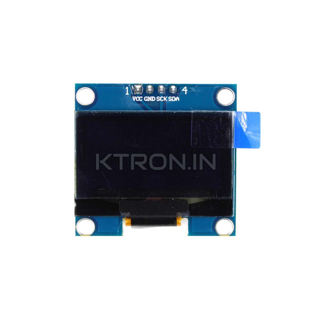 Buy 1.3 Inch OLED Display – I2C - IIC - 128x64 - Blue Colour - KTRON India