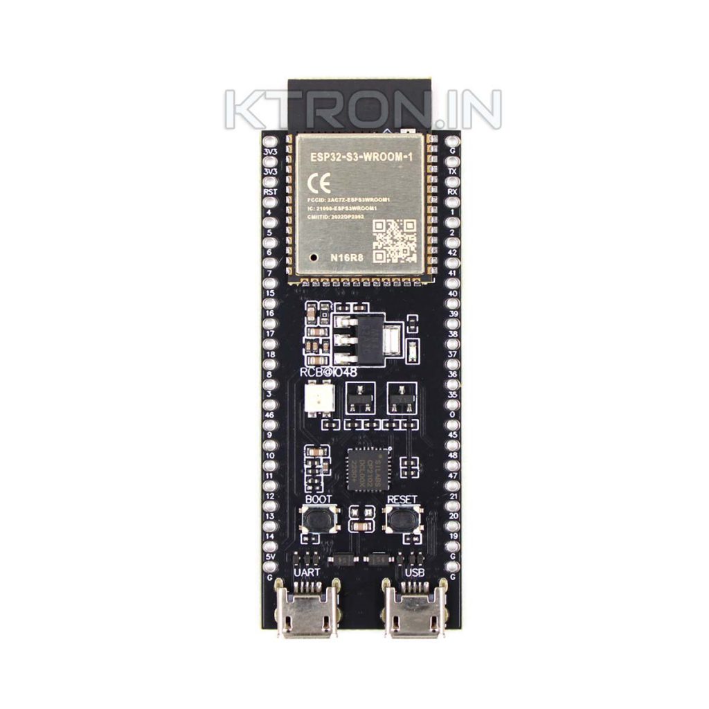 Buy Espressif ESP32-S3-DevKitM-1-N16R8 Development Board - ESP32-S3-WROOM-1-N16R8 - KTRON India