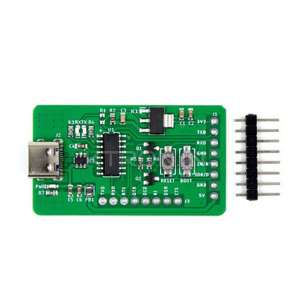 Buy CH340C ESP32 ESP8266 USB Programmer - USB Type-C - KTRON India